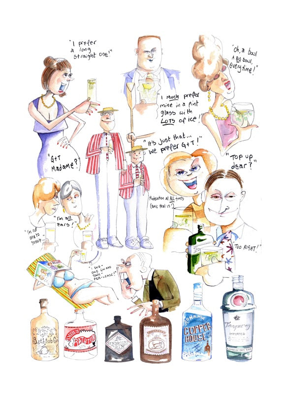 In with the Gin Crowd – Tim Bulmer | Humorous Cartoons for all ...