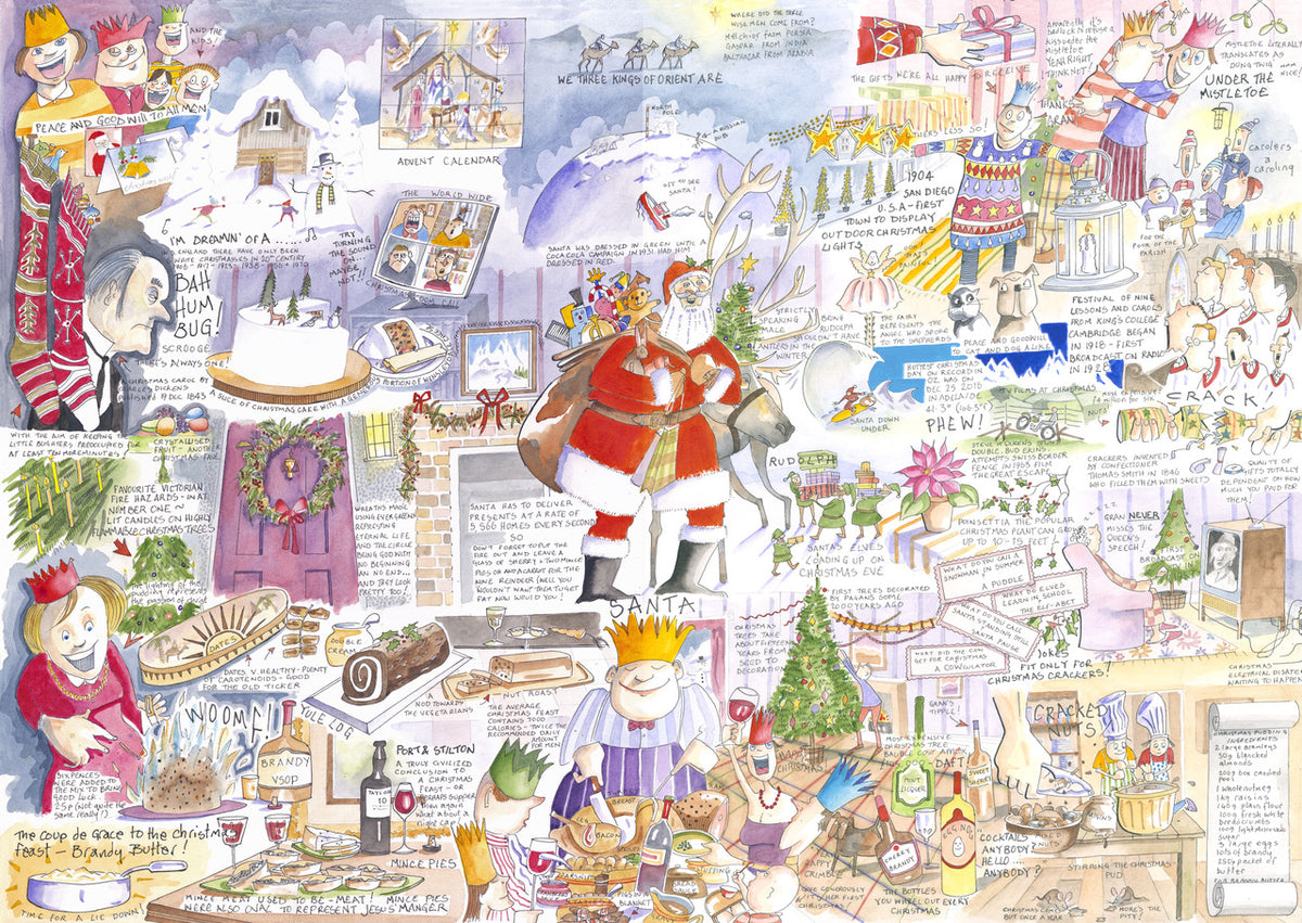 CHRISTMAS Giclée Print limited edition of 300 – Tim Bulmer | Humorous ...
