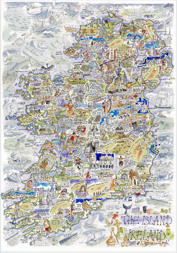 MAP OF IRELAND – Tim Bulmer | Humorous Cartoons for all occasions ...