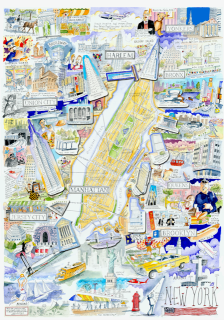 NEW YORK Jigsaw – Tim Bulmer | Humorous Cartoons for all occasions ...