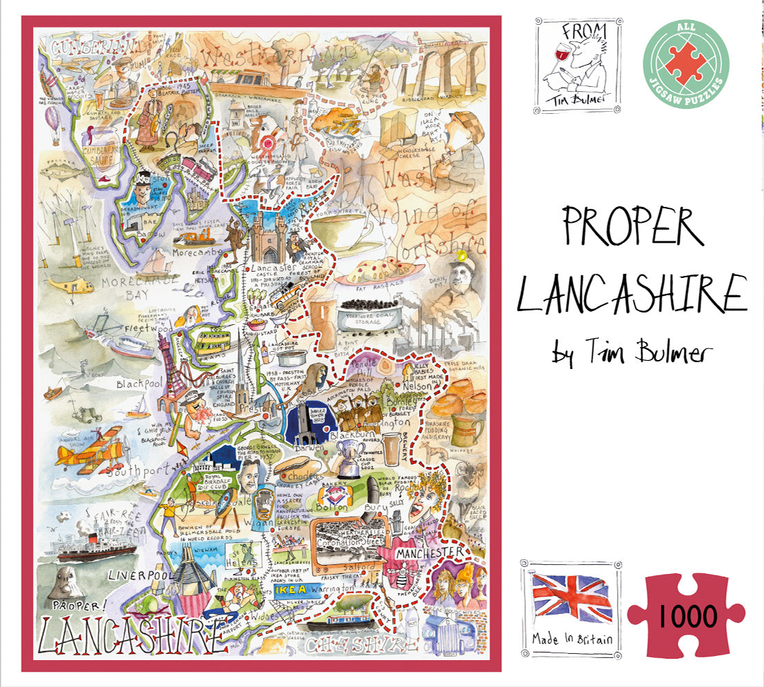 PROPER LANCASHIRE Jigsaw – Tim Bulmer | Humorous Cartoons for all ...