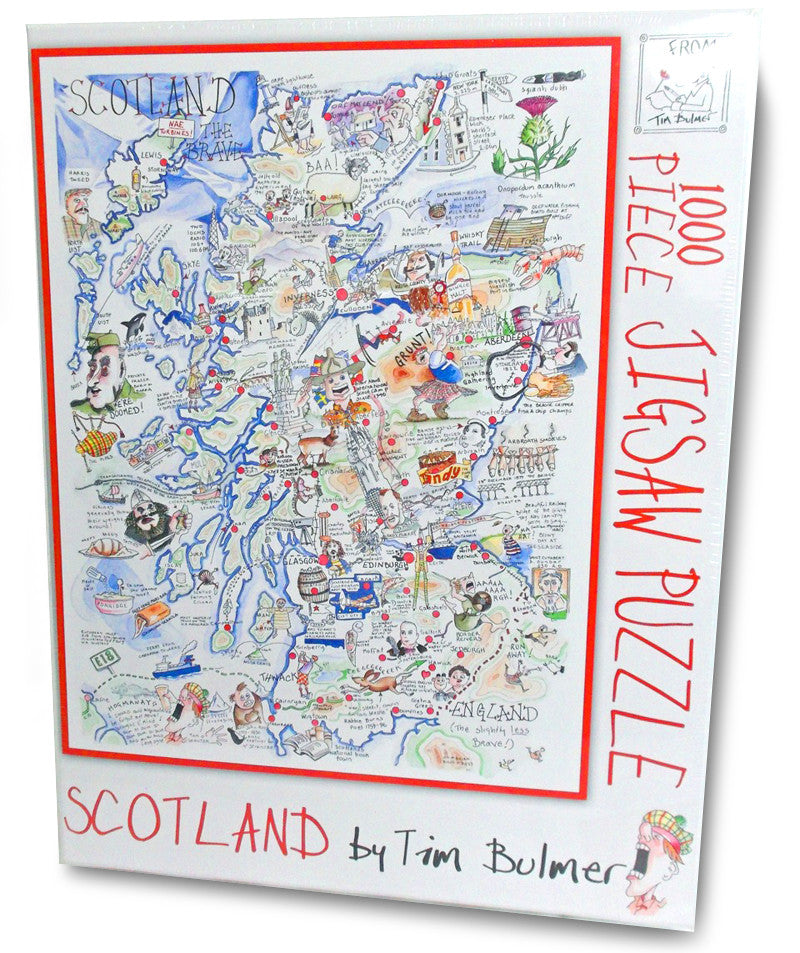 SCOTLAND Jigsaw – Tim Bulmer | Humorous Cartoons for all occasions ...