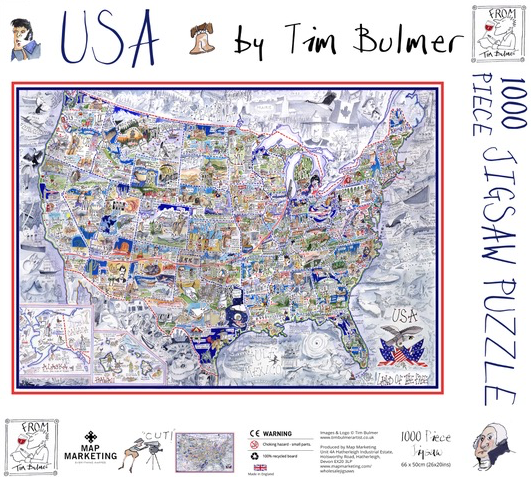 USA Jigsaw – Tim Bulmer | Humorous Cartoons for all occasions signed by ...