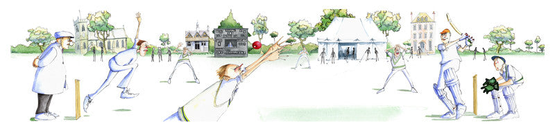 The Stalwart | Cricket Giclée – Tim Bulmer | Humorous Cartoons for all ...