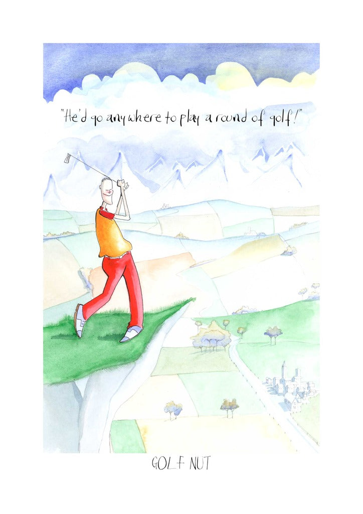 Golf Nut – Tim Bulmer | Humorous Cartoons for all occasions signed by ...