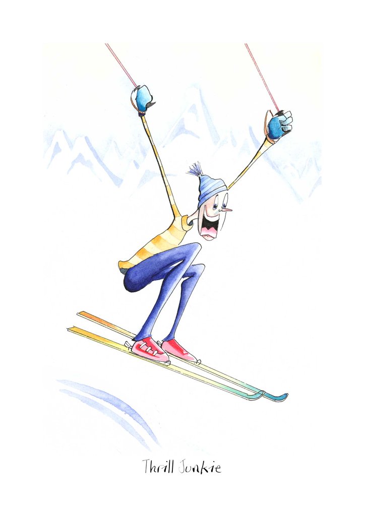 Thrill Junkie – Tim Bulmer | Humorous Cartoons for all occasions signed ...