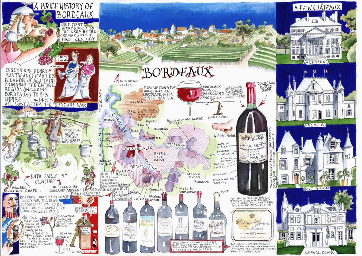 Bordeaux – Tim Bulmer | Humorous Cartoons for all occasions signed by ...